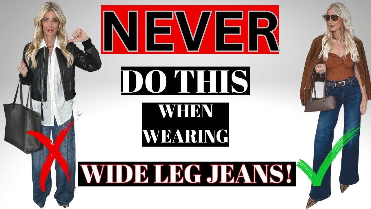 Stop Looking Frumpy In Your Wide Leg Jeans: 7 Style Tips on How To ...