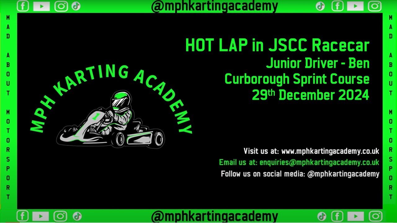 Here is a HOT LAP of Junior Driver Ben in the JSCC Race Car! - YouTube