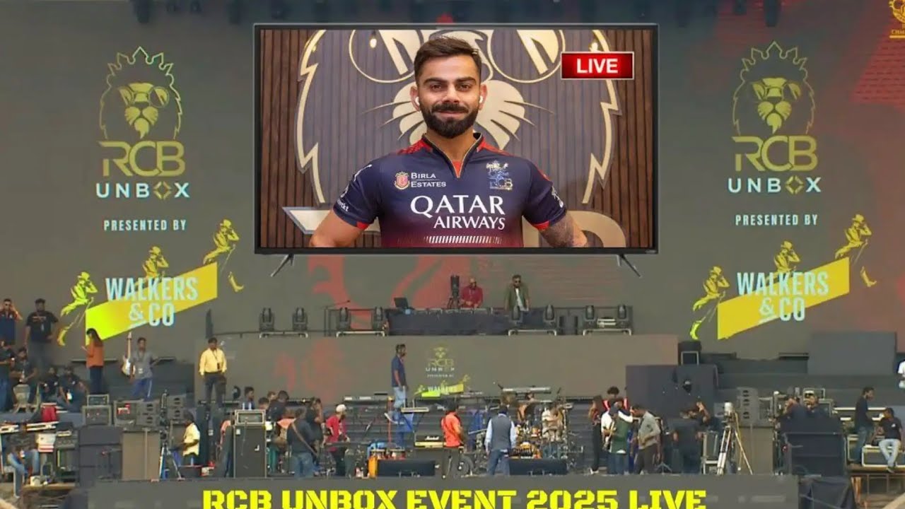 RCB UNBOX LIVE EVENT FREE - YouTube