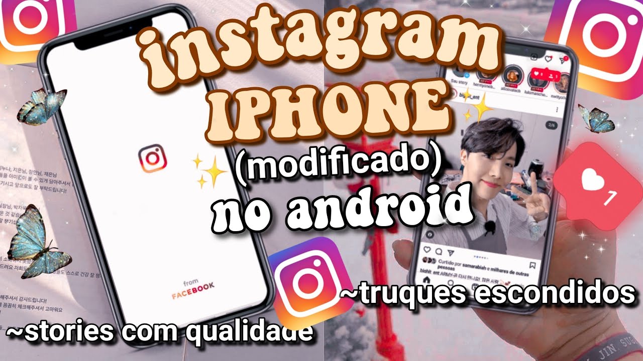 como ter instagram de iphone *IOS 14* no android (instagram modificado ...