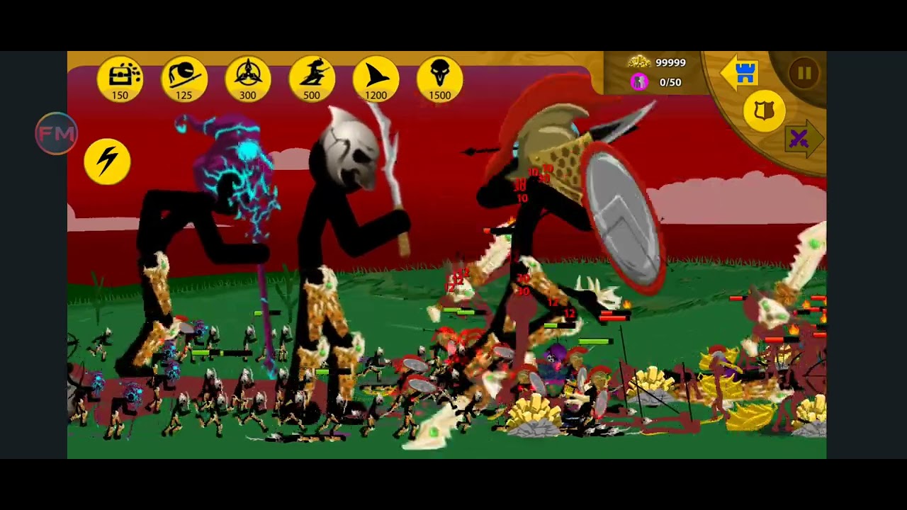 Stick War Legacy - Magikill Boss Spearton Attack - Stick War Legacy Mod ...