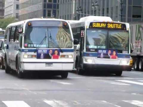 Bus Racers: MTA New York City Bus Novabus RTS 5133 and Orion VII NG HEV ...