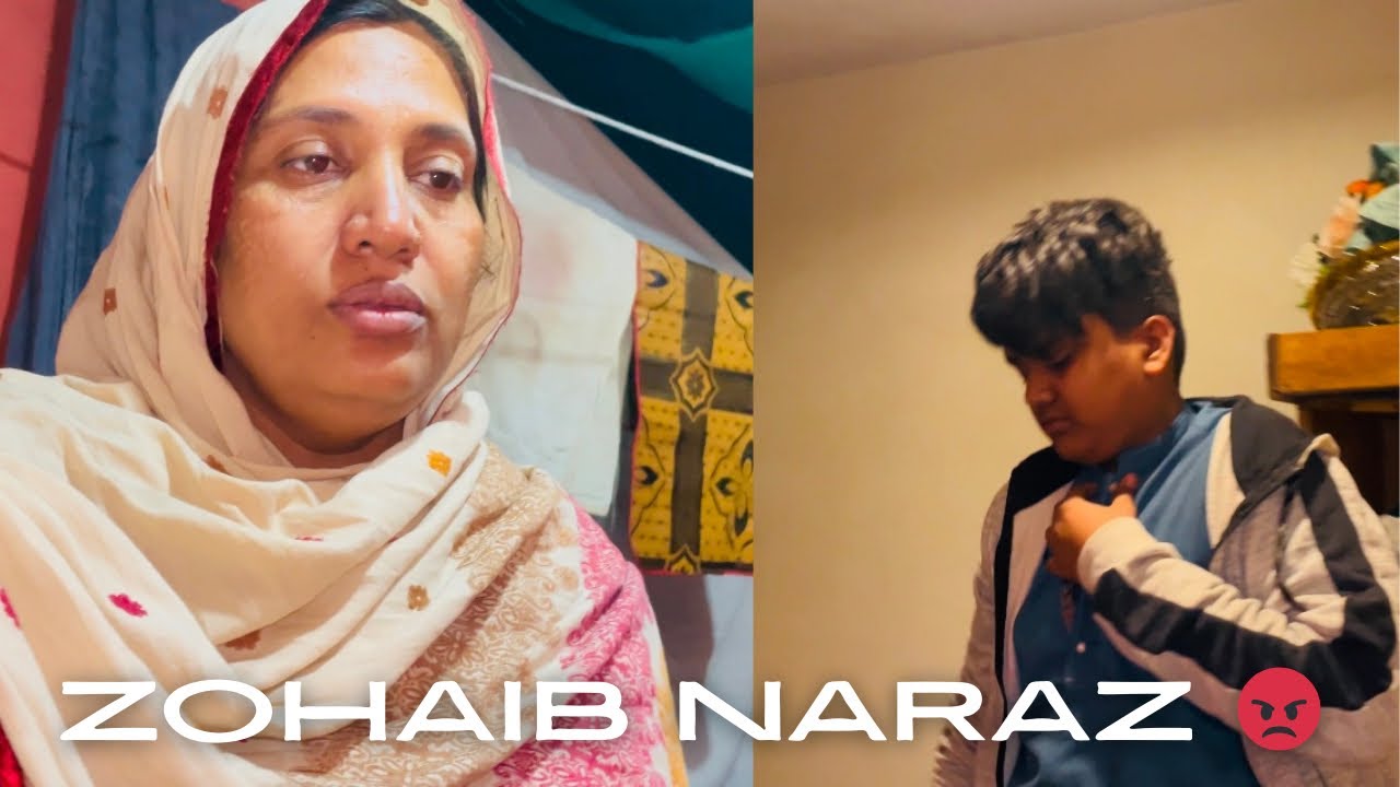Zohaib naraz 😡Fatima vlogs - YouTube