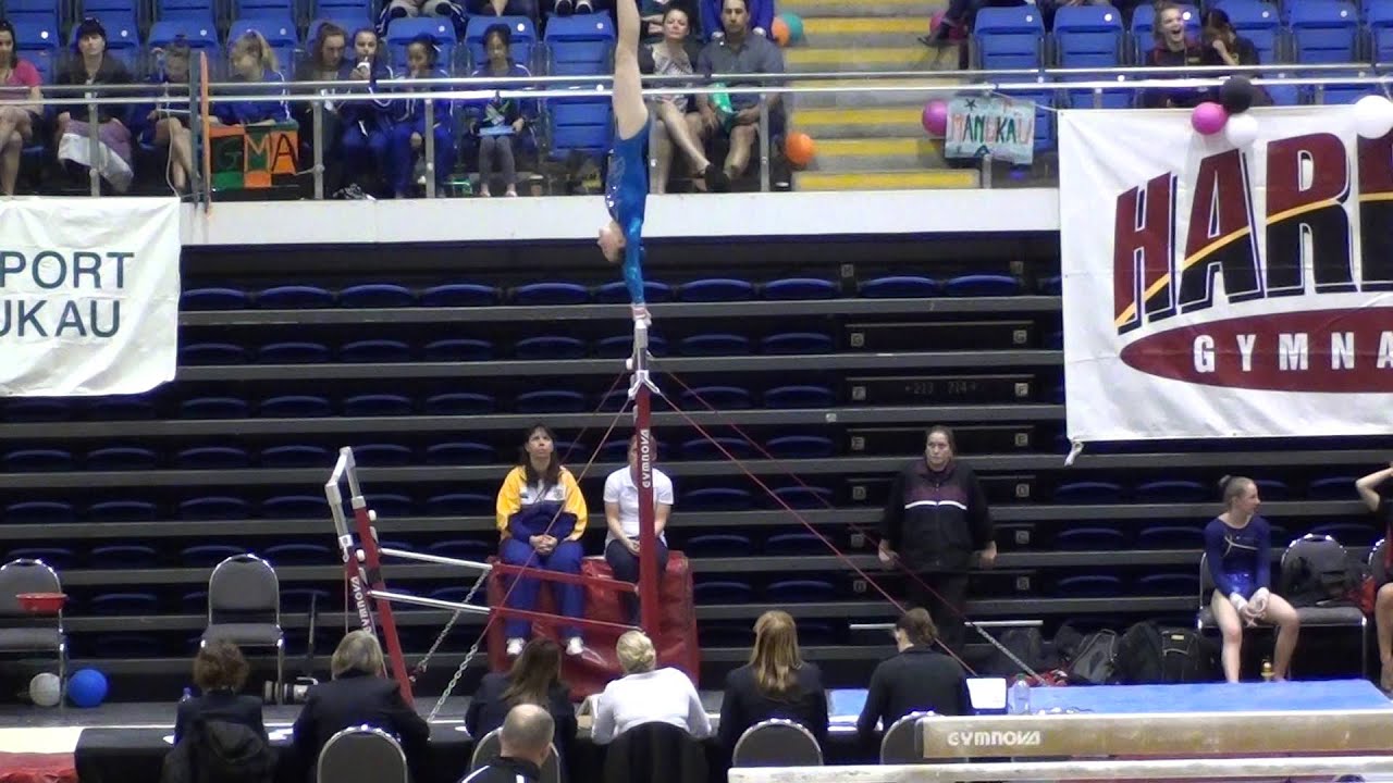 Isabella Brett - STEP 9 Silver Medalist Uneven Bars - YouTube