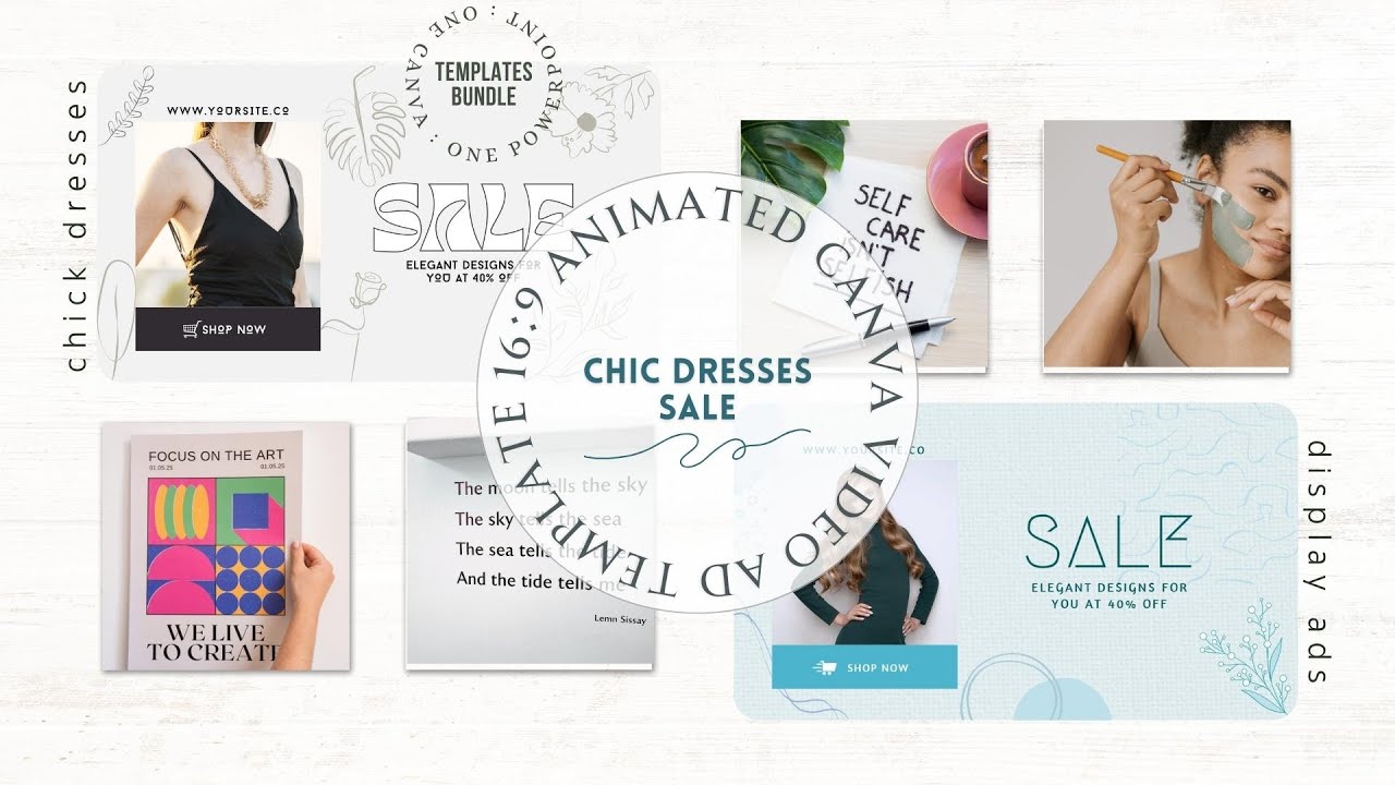 Canva Pro Multi Product Sales Video Ad Template ~ Launch Event ~ Cool ...