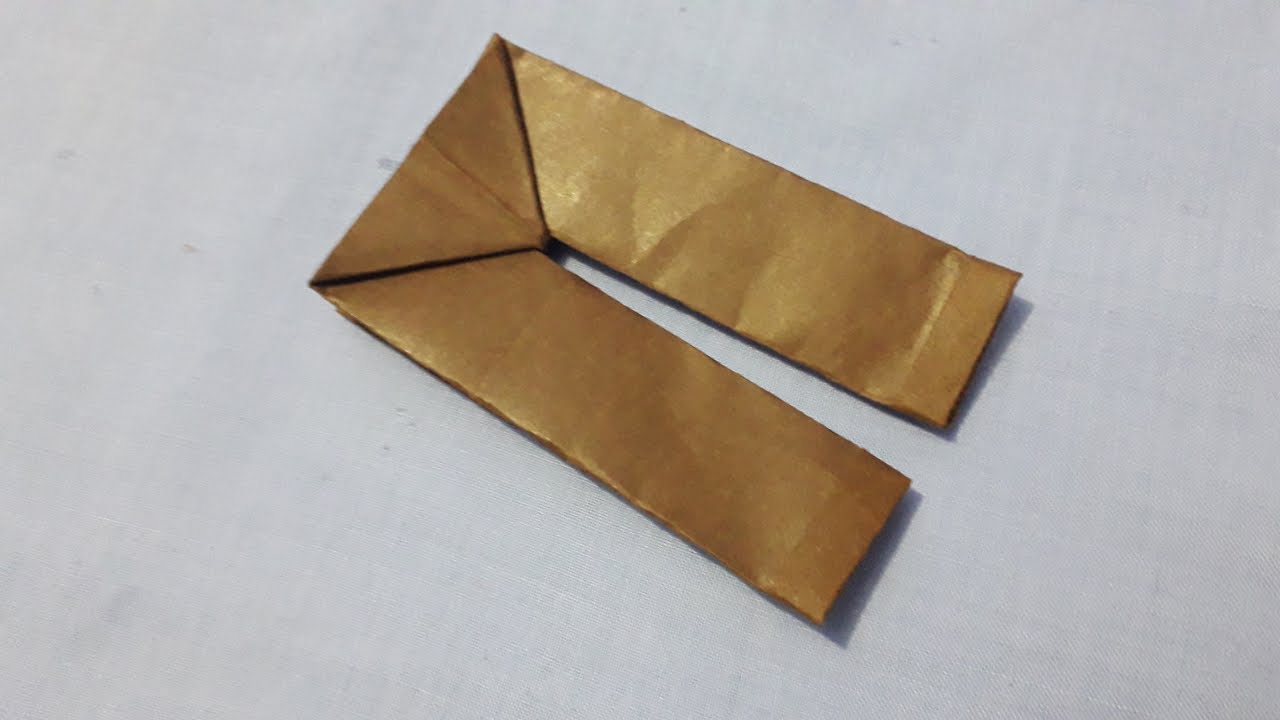How to make paper pant.(origami pant) - YouTube