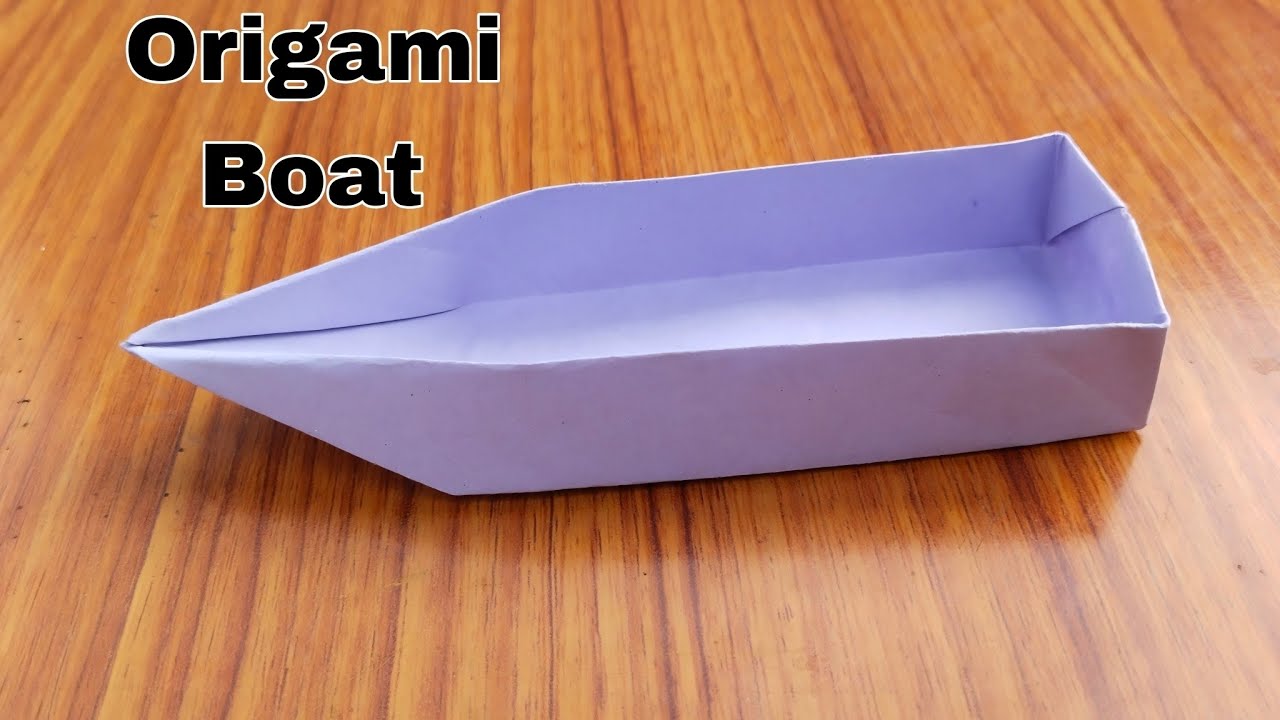 How to make paper boat step by step - YouTube