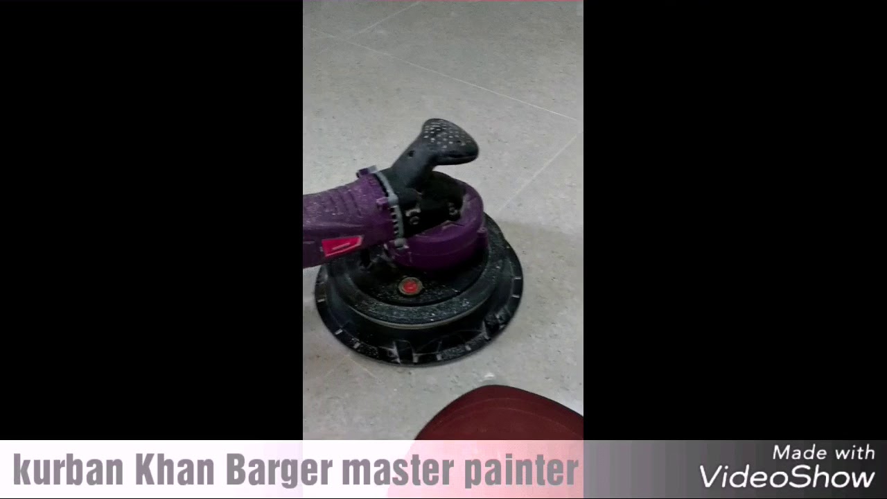 How to use Berger sanding machine..... - YouTube