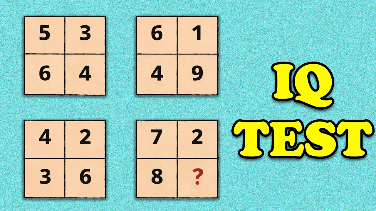 IQ Test: Find the Pattern Before You Watch the Answer - YouTube
