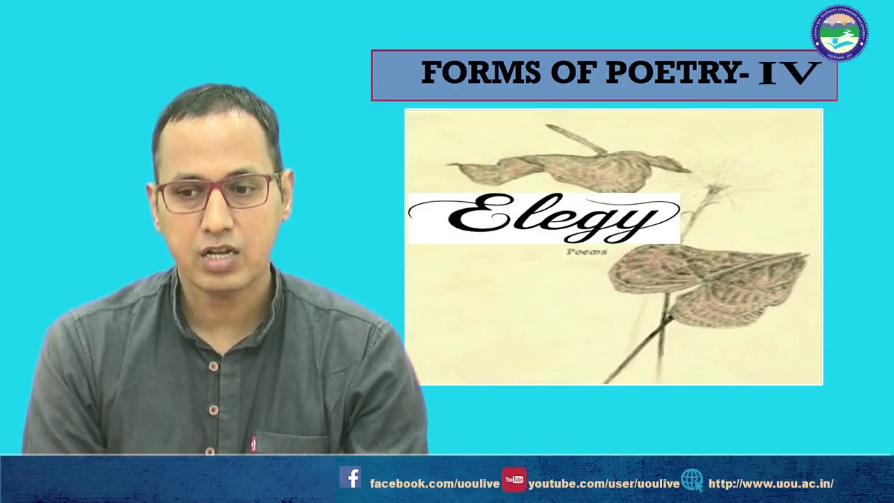 FORMS OF POETRY-IV (Elegy) - YouTube