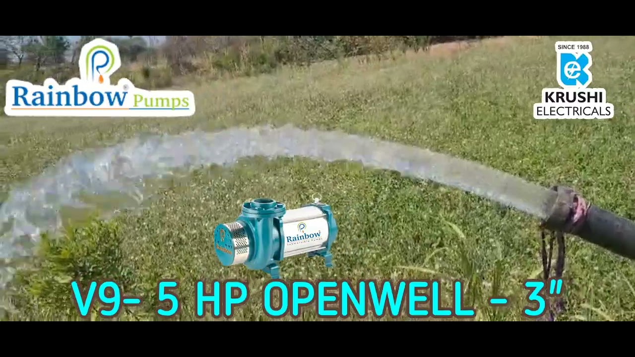 5 HP OPENWELL RAINBOW PUMP 3"OUTLET - YouTube