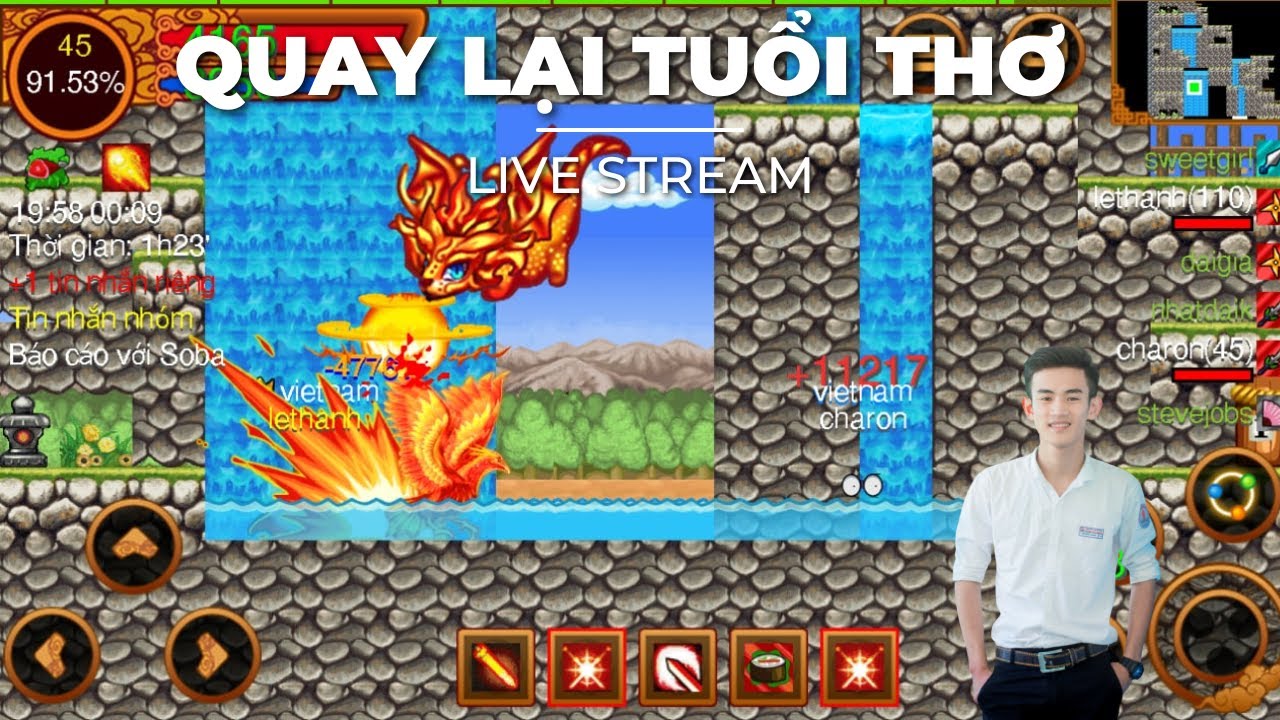 LIVE GAME TEAMOBI (AVATAR VÀ NINJASHCHOOL) || LÀM NHIỆM VỤ 5X || CHARON ...
