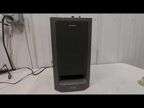 Sony SA-WMS315 powered Subwoofer - YouTube