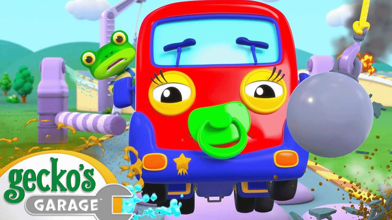 Baby Truck's First Driving Test | Gecko 3D | Learning Videos for Kids ...