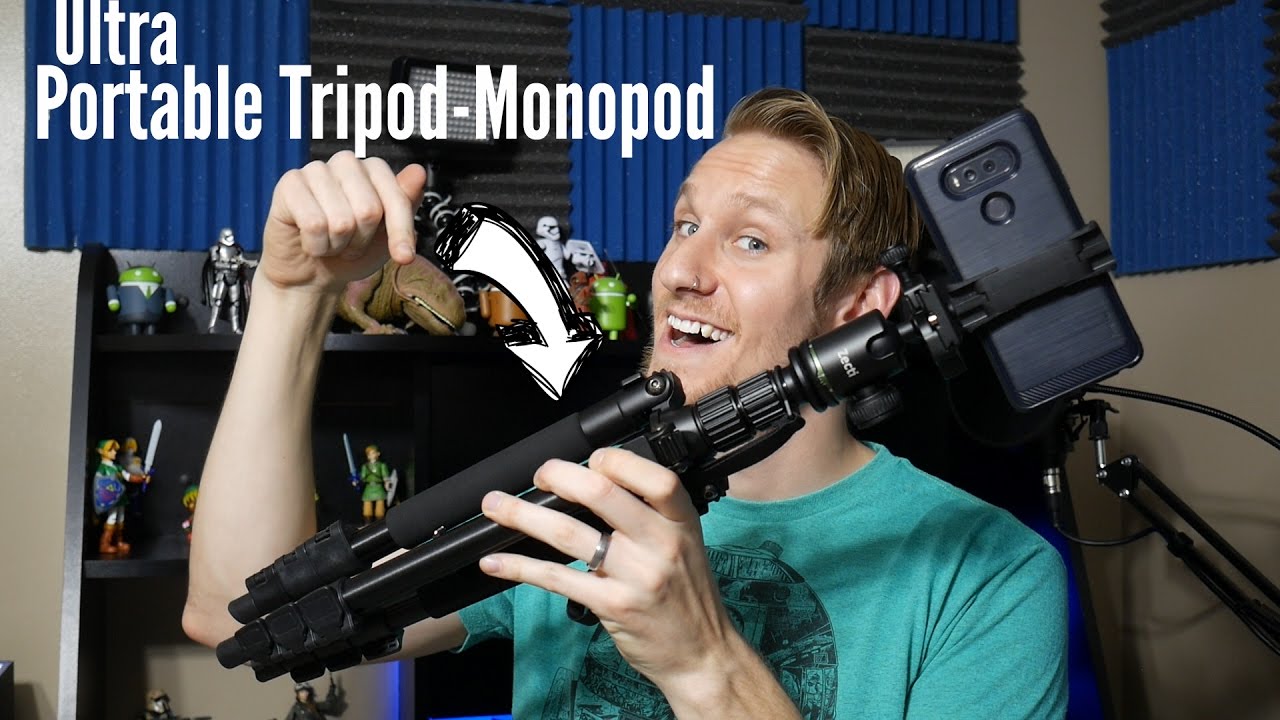 Ultra Portable Budget Tripod/Monopod All in One from Zecti! - YouTube
