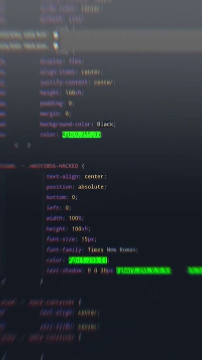Simulasi hacking menggunakan program html, css, dan js ️‍🔥 - YouTube