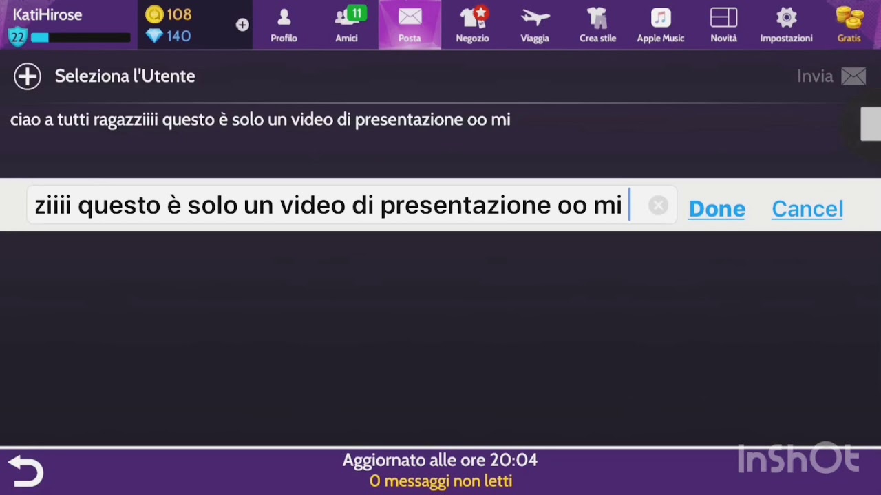 ciao ragazzo questo è il mio nuovo video(primo) - YouTube
