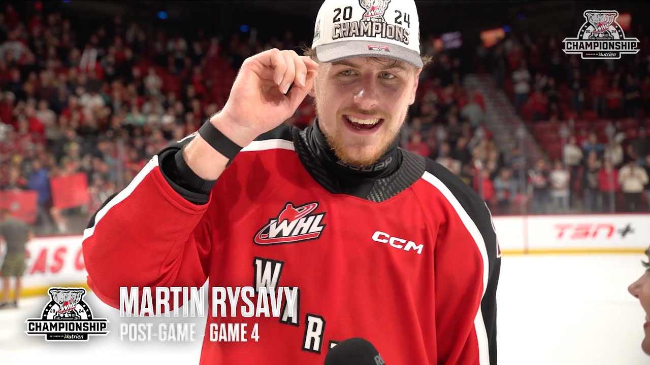 2024 WHL Championship Post-Game: Martin Rysavy - YouTube