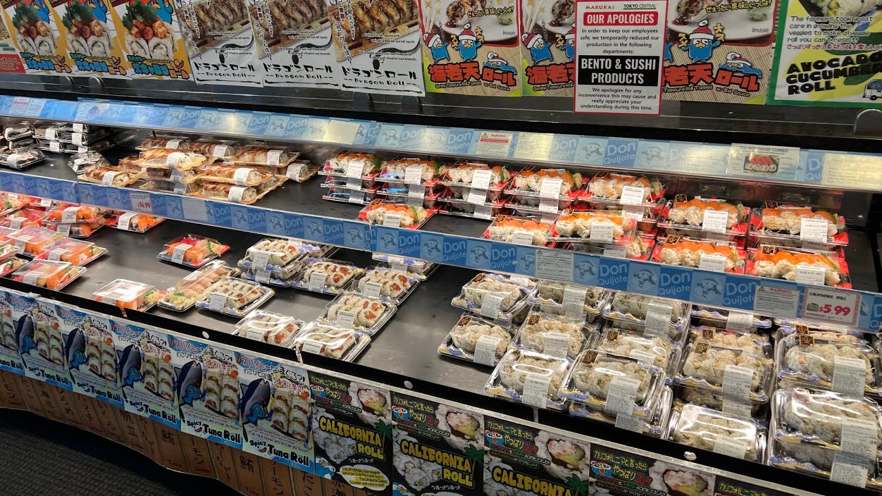 Look At The Sushi Rack At Tokyo Central Market In Gardena, CA~ Huge ...