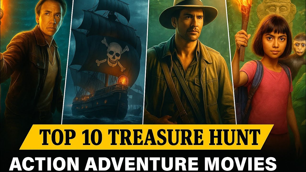 Top 10 Best Treasure Hunt Movies | Action Adventure Movies in Hindi ...