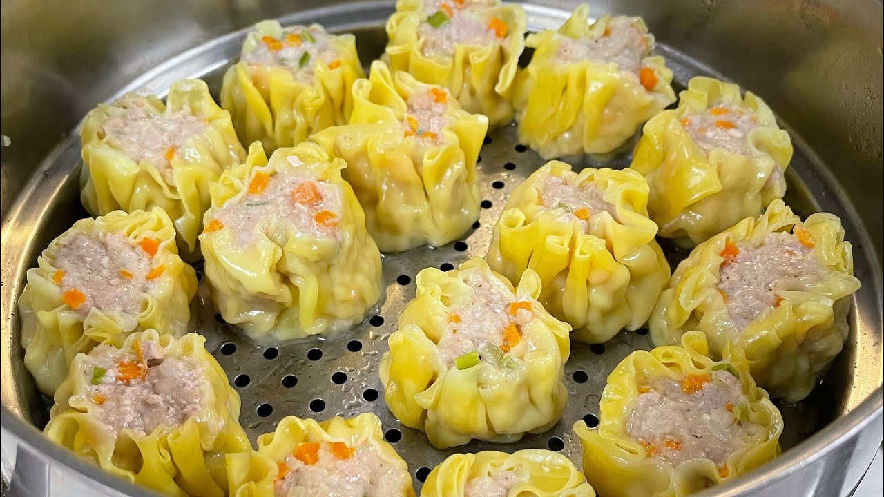 Homemade Frozen Siomai | How to Store Homemade Siomai - YouTube