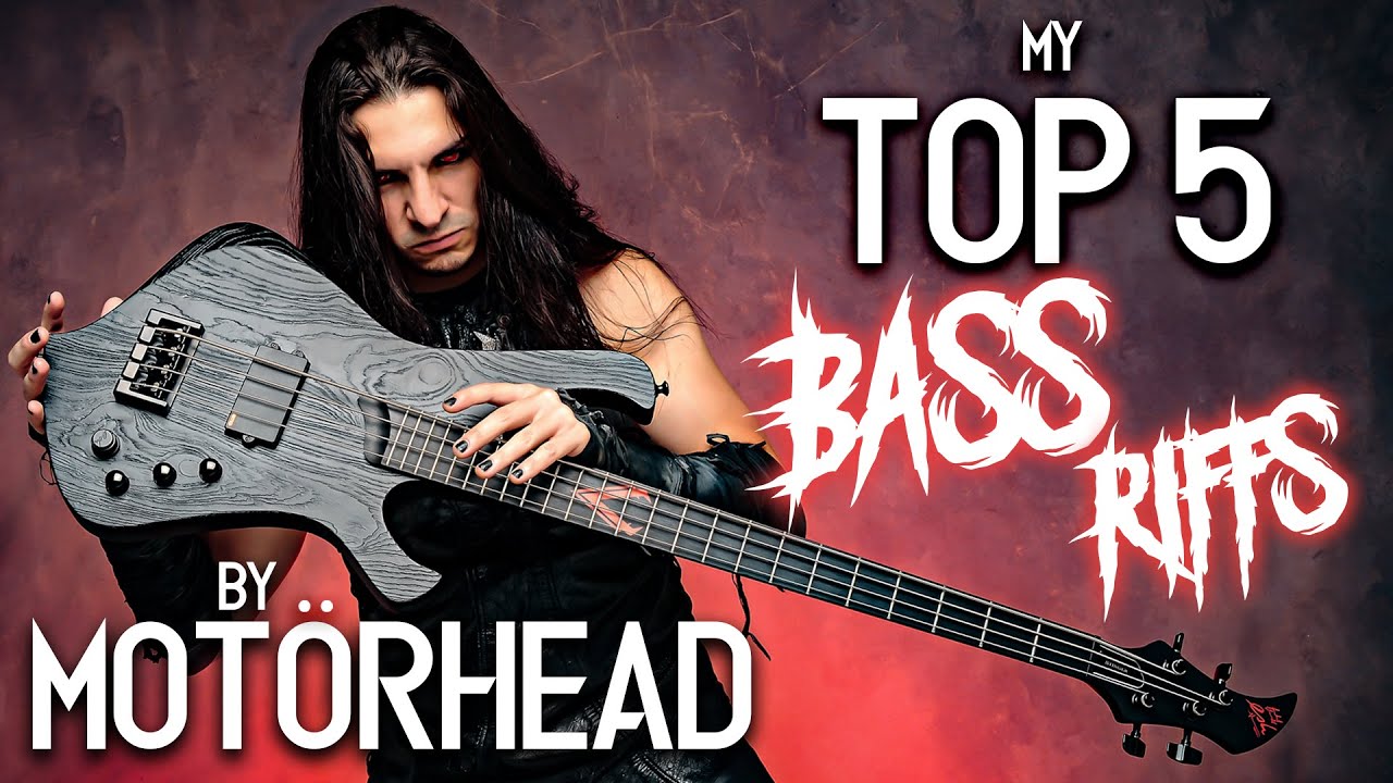 My Top 5 BASS RIFFS by: Motörhead - YouTube