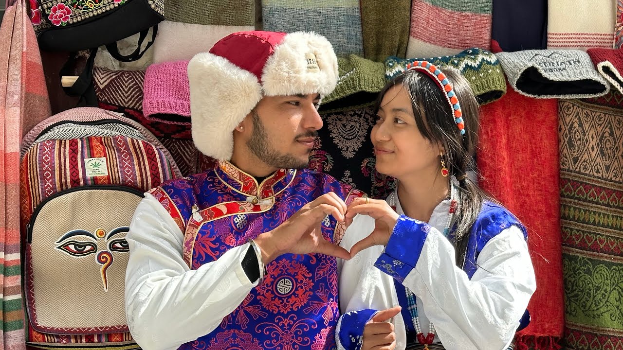 Mustang Vlog | Couple tour | Pokhara to Mustang | Marpha gaun | Dhumba ...