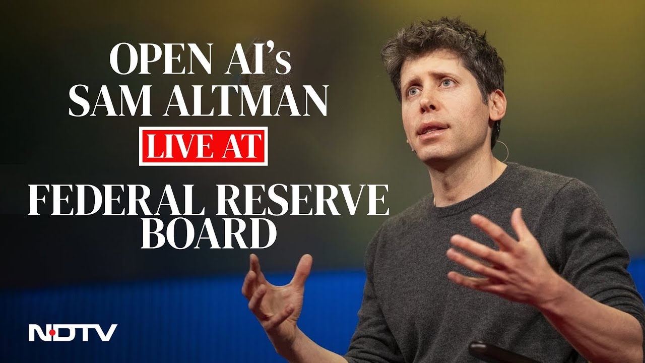 OpenAI | ChatGPT | Sam Altman LIVE | Large Banks Conference | US ...