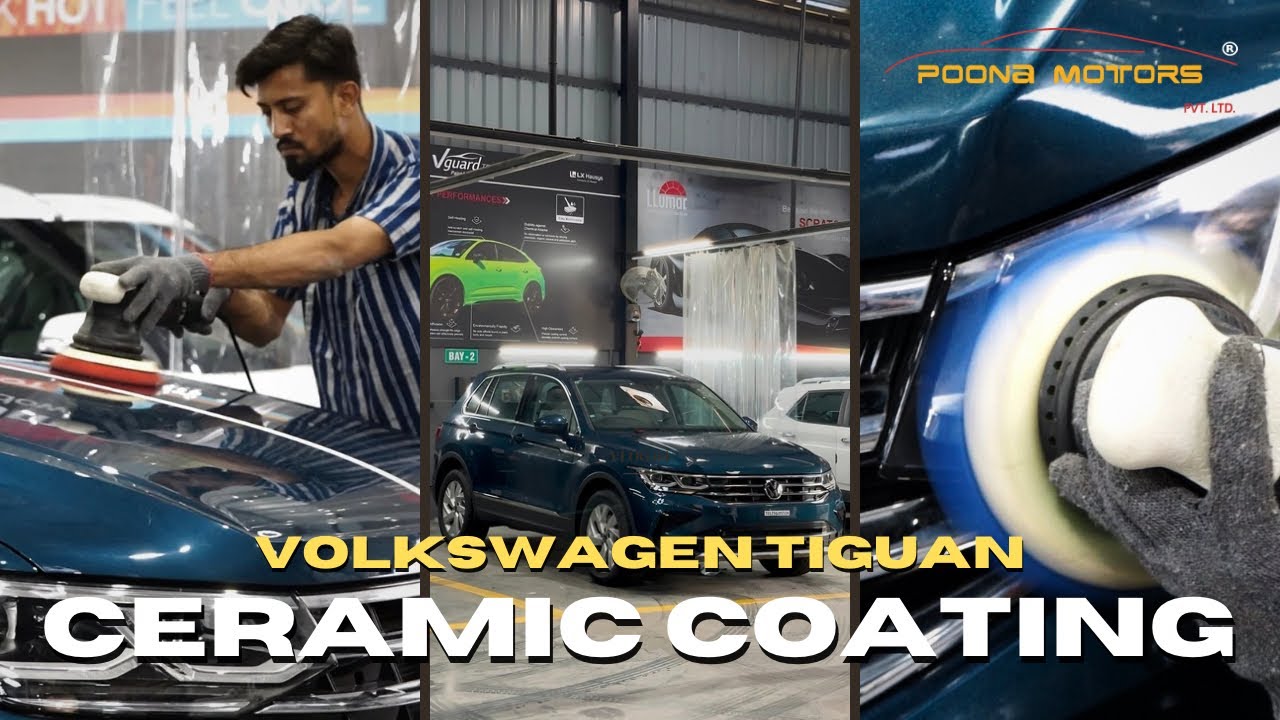Volkswagen Tiguan | Ceramic coating | Before vs After | Pune | Poona ...