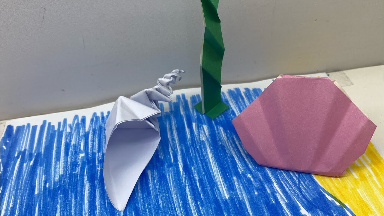 How to make Shells and seaweed 🐚 - YouTube