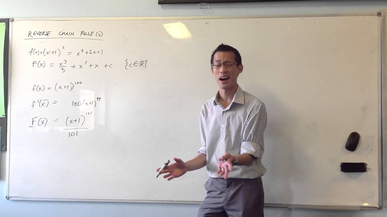 Reverse Chain Rule for Polynomials: Basic Examples - YouTube