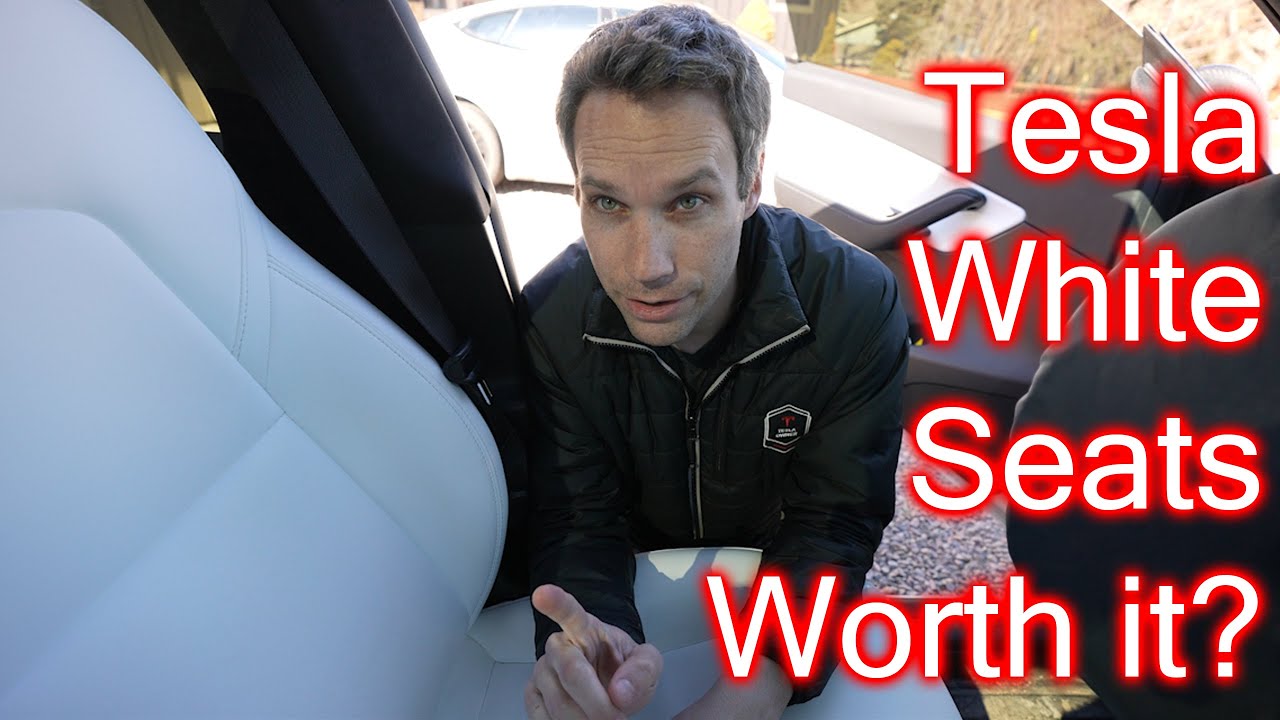 How Stain Resistant is the White Tesla Interior? 10,000 Mile Review ...