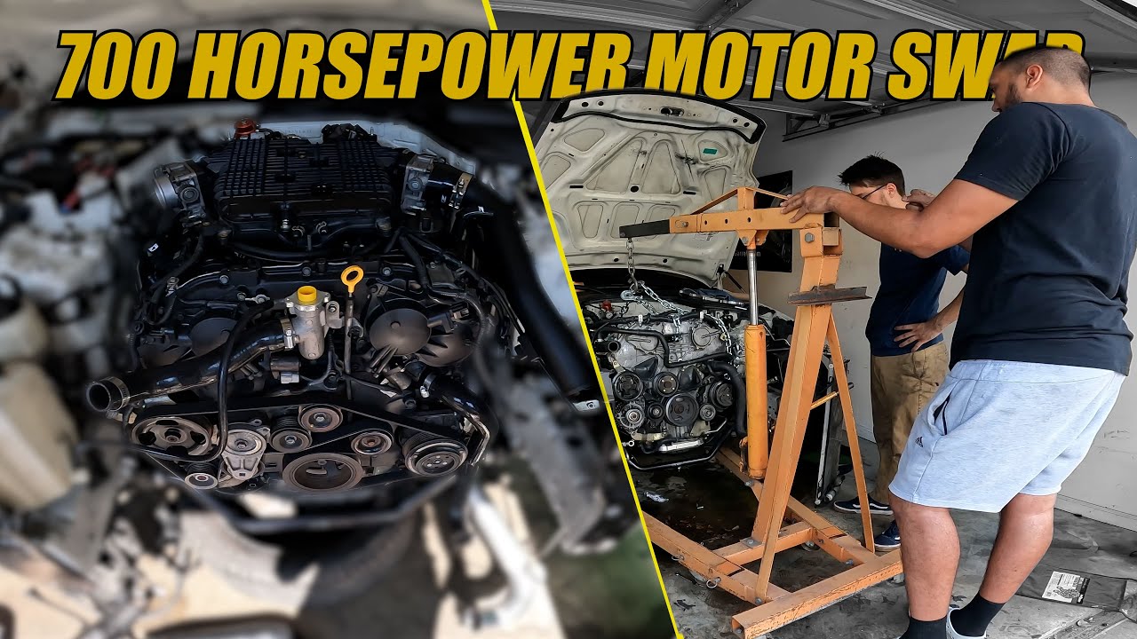 The ULTIMATE 700 Horsepower Turbo Motor Swap in 11 Minutes! - YouTube