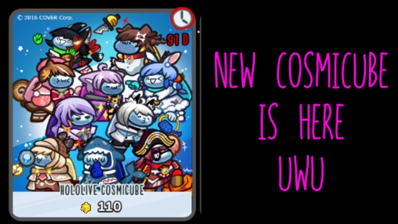 New holo cosmicube is here UWU - YouTube