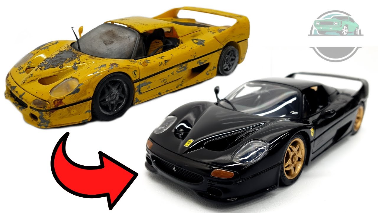 Restoration abandoned Ferrari F50 tuning Model Car by Mrak Restoration ...