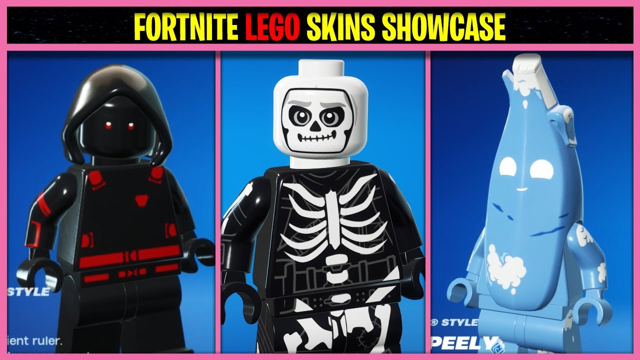 ALL LEGO SKINS IN FORTNITE (LOCKER + ITEM SHOP) - YouTube