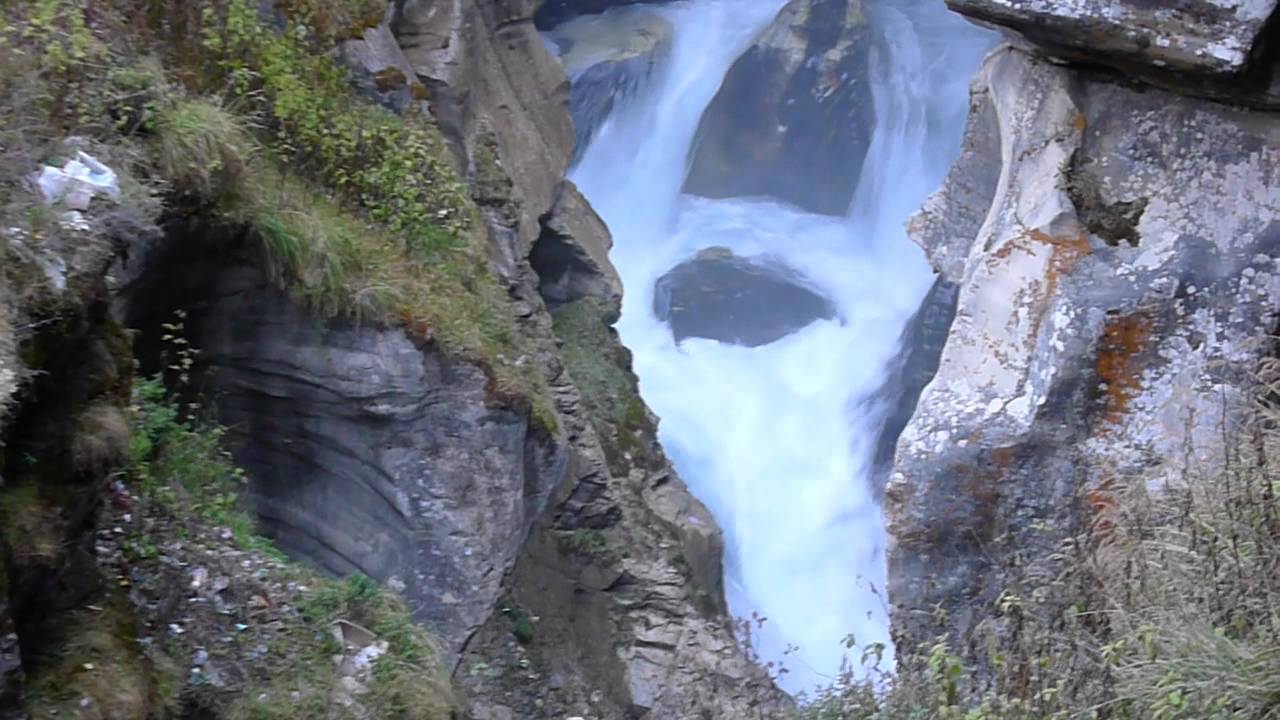 Saraswati River - Mana Gaon Badrinath - YouTube