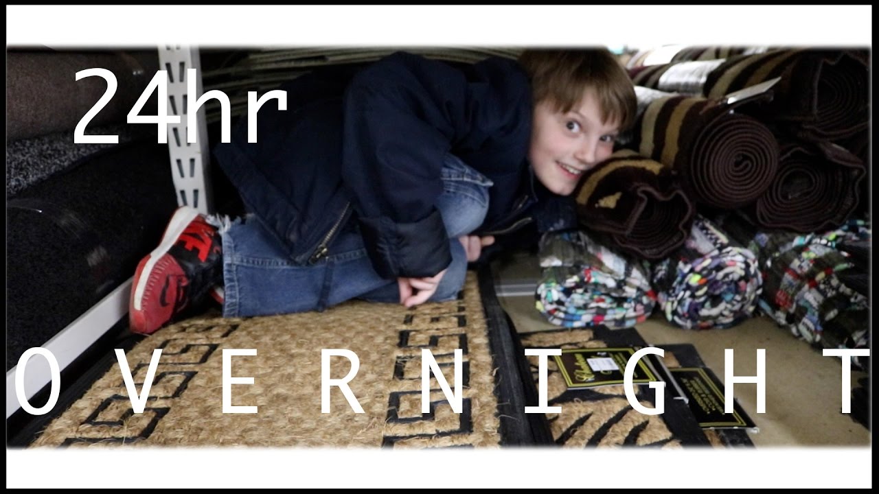 24 HR OVERNIGHT CHALLENGE!! - YouTube