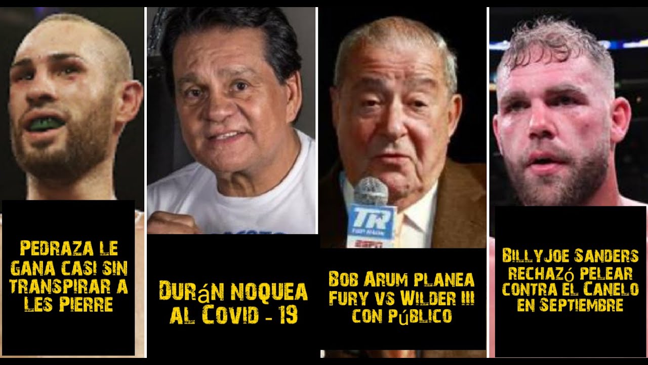 A 4 rounds. Jose Pedraza / Roberto Durán / Bob Arum / Billy Joe ...
