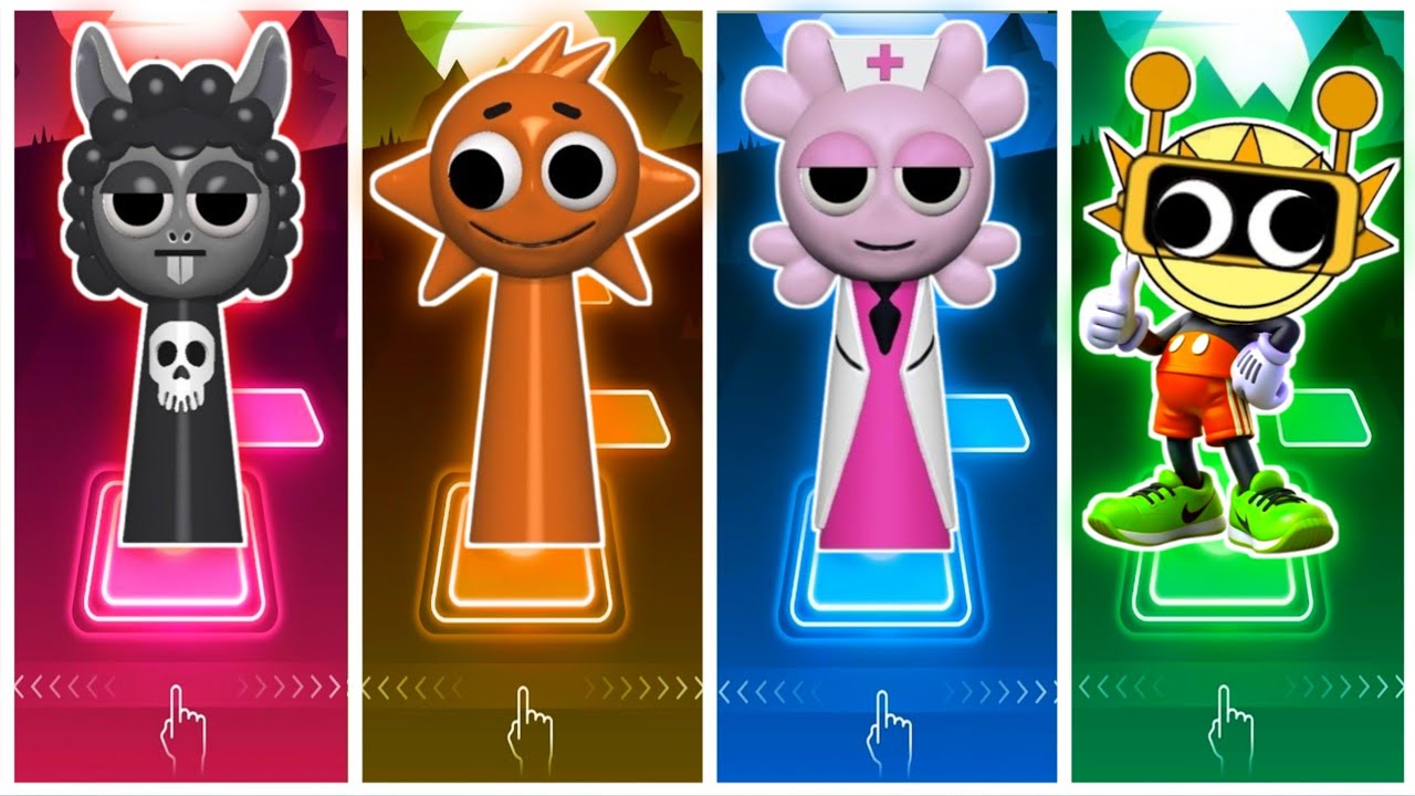 Sprunki Sonic, Sprunki, Pinkfong, Roosters Siren Head, Squid Game ...