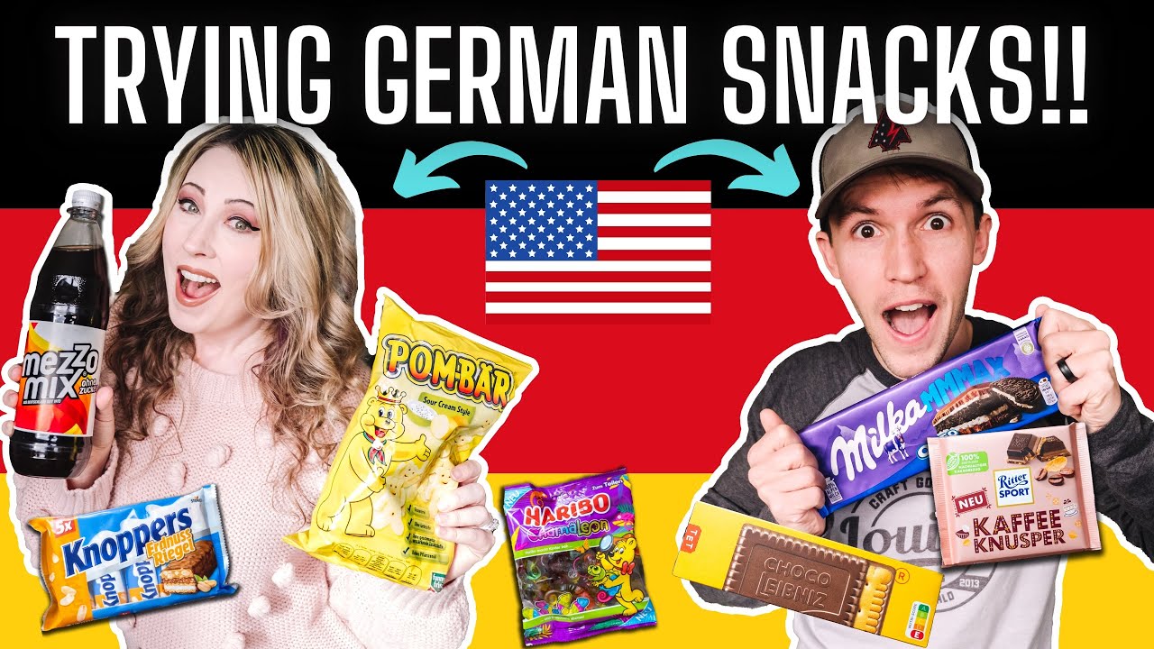 🇩🇪🥨Americans trying German snacks for the FIRST time! - YouTube