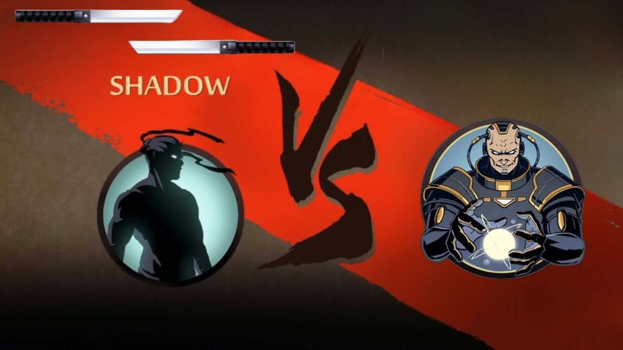 SHADOW VS TITAN FIGHT WITH KNIVES | SHADOW FIGHT 2 | - YouTube