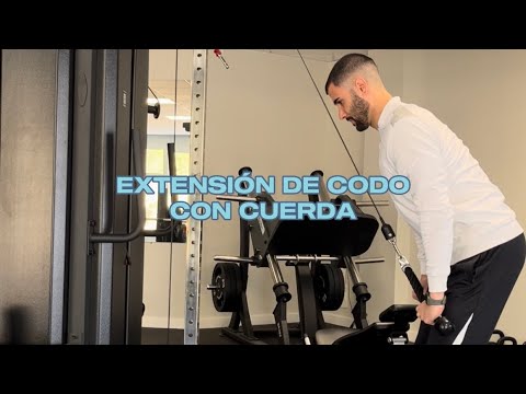 Extensión de codo con cuerda - YouTube