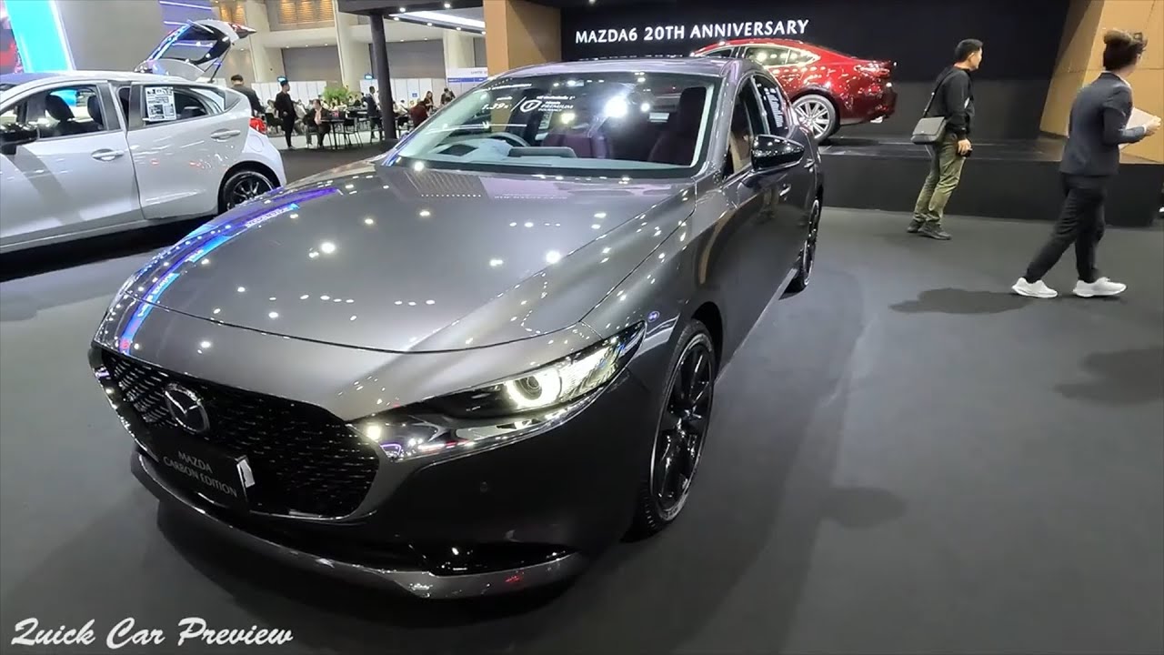 LOOK AROUND! 2024 Mazda 3 Sedan Carbon Edition - YouTube