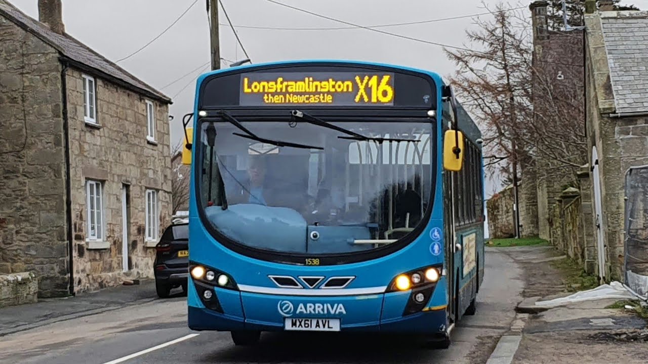 LEISURE BUS ROUTE: Route X16 | MX61AVL/1538 - Arriva Northumbria: VDL ...