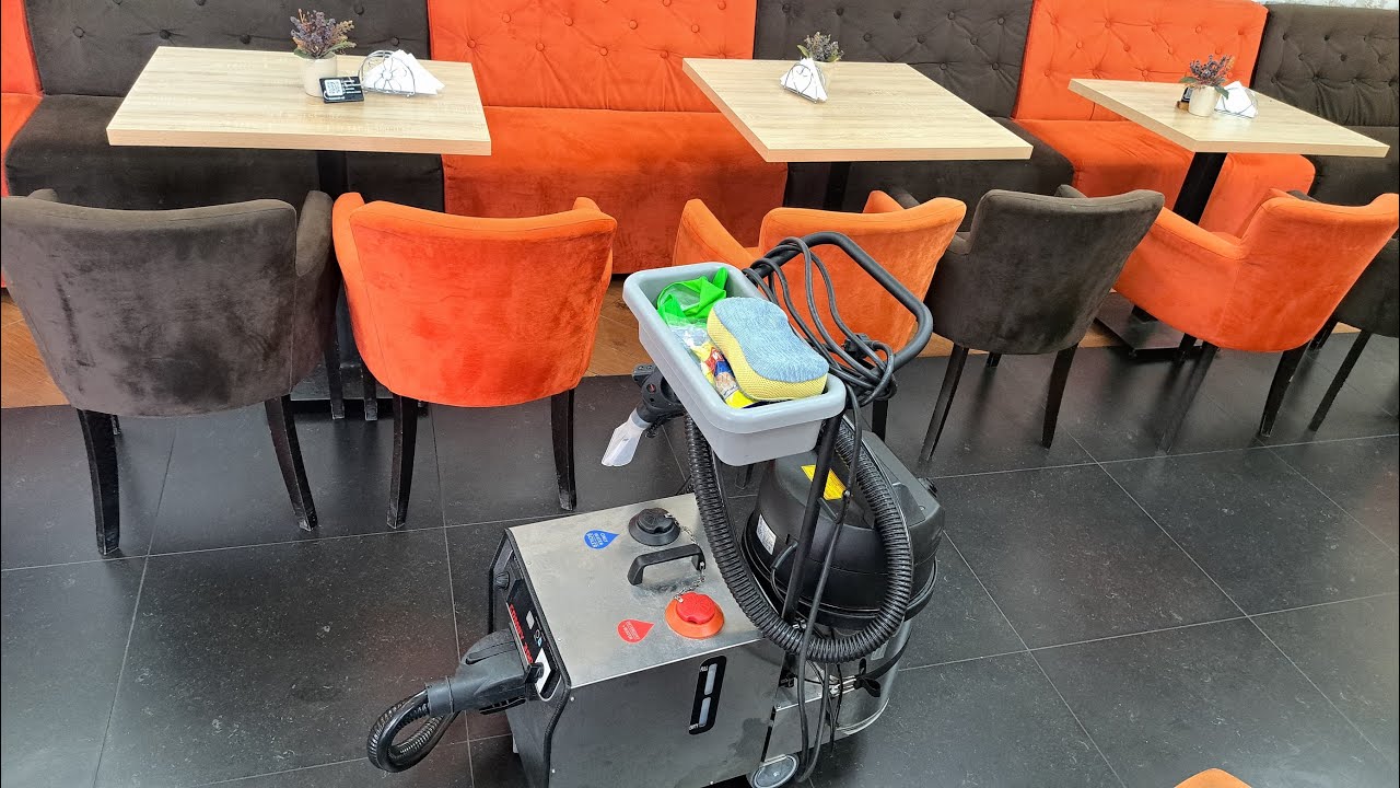 Curatare Injectie extractie Tapiterie Auto Interior Aspirator cu Aburi ...