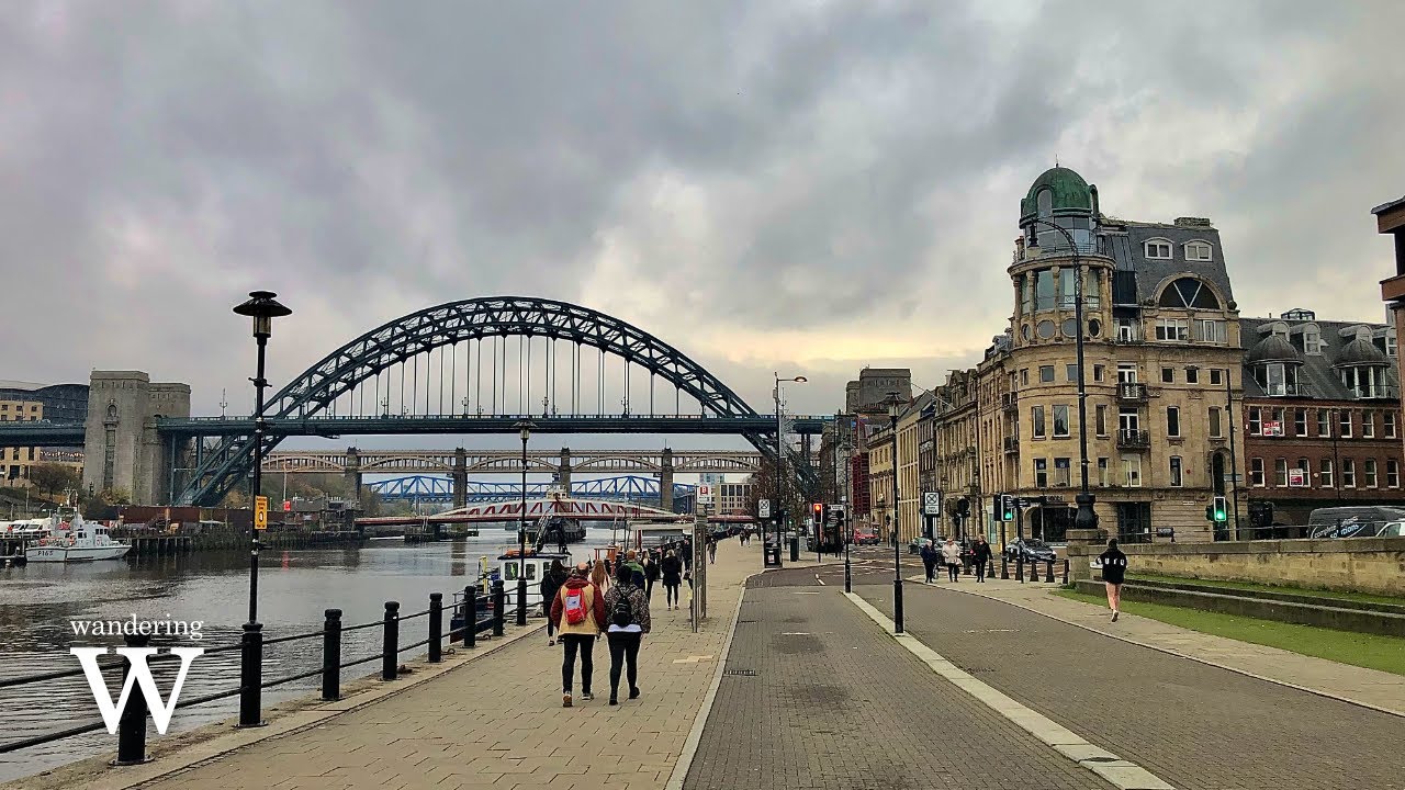 Gorgeous Newcastle Quayside with Ambient City Sounds - YouTube