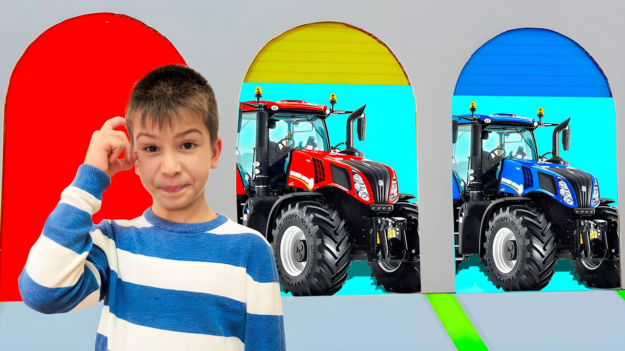 Damian and Darius play Tractor Accident - road rules for cars ...