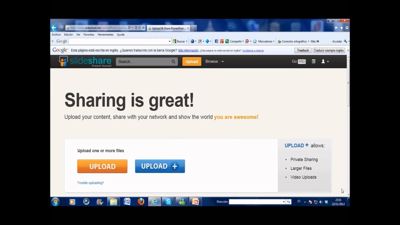 COMO HACER SLIDESHARE - YouTube