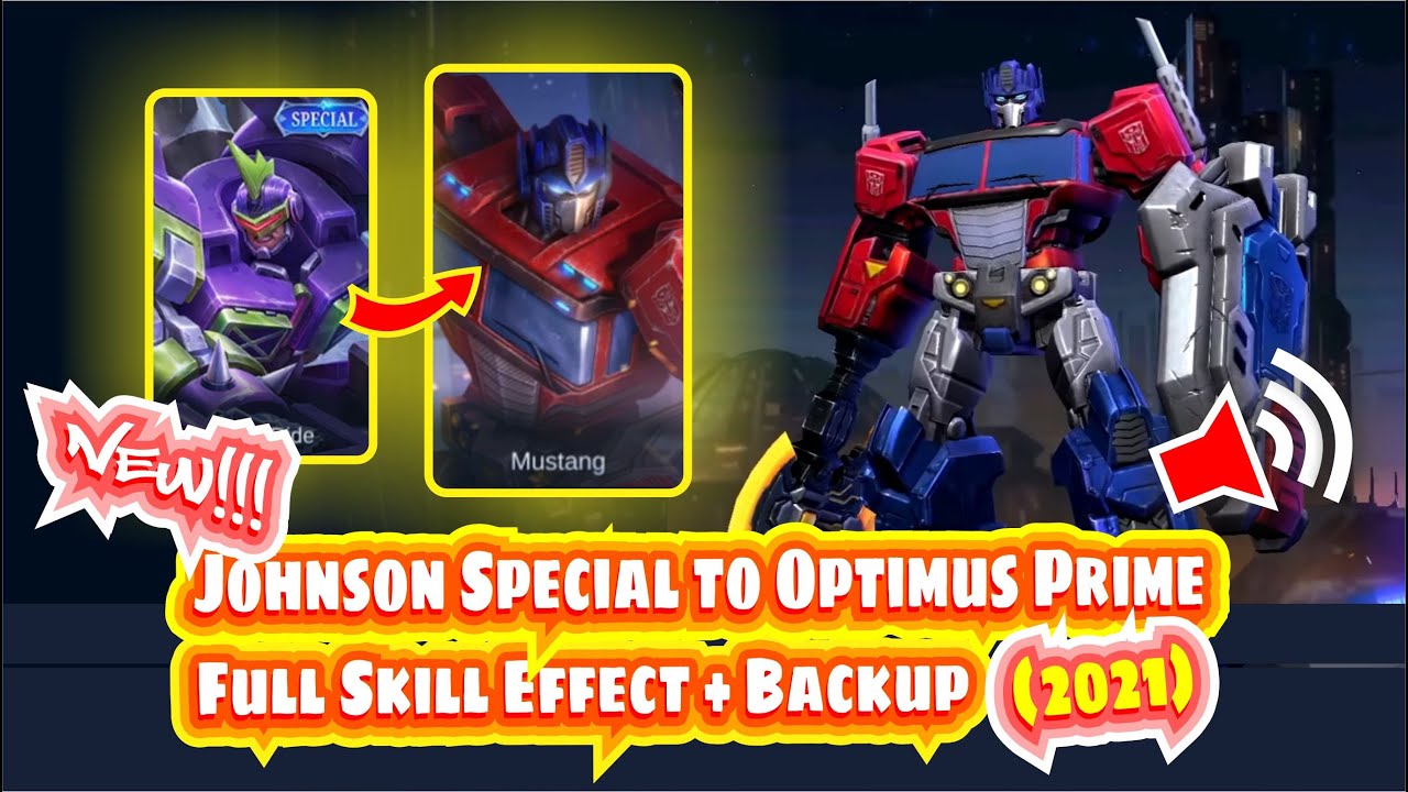 Johnson Special to Optimus Prime With Voice/Full Sound Skin Script ...